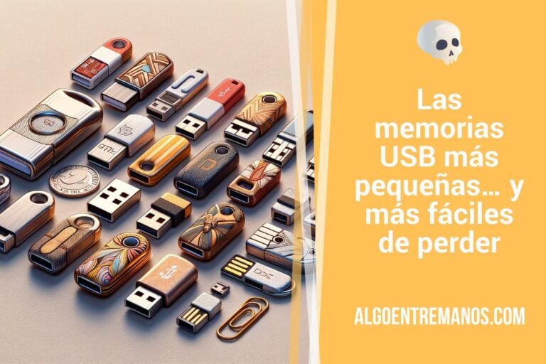 Las memorias USB más pequeñas… y más fáciles de perder