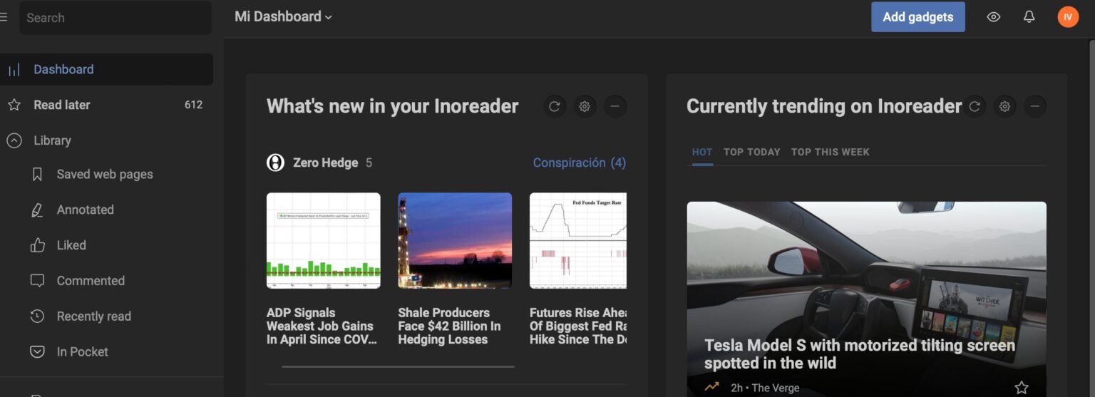 Inoreader, la mejor alternativa a Feedly como lector de fuentes RSS
