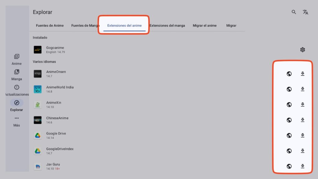 Cómo funciona Aniyomi, app Android para Anime y Manga