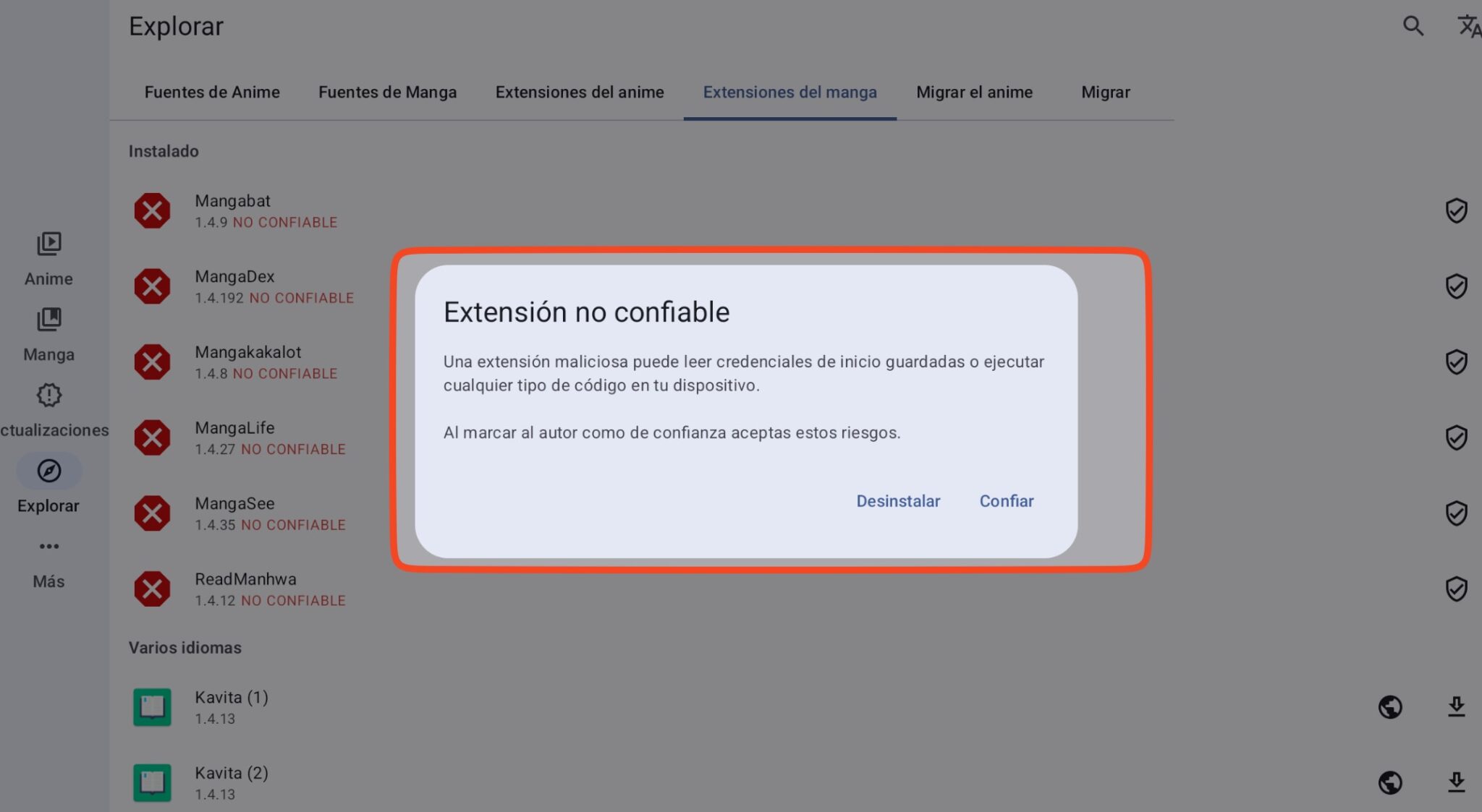 Cómo funciona Aniyomi, app Android para Anime y Manga