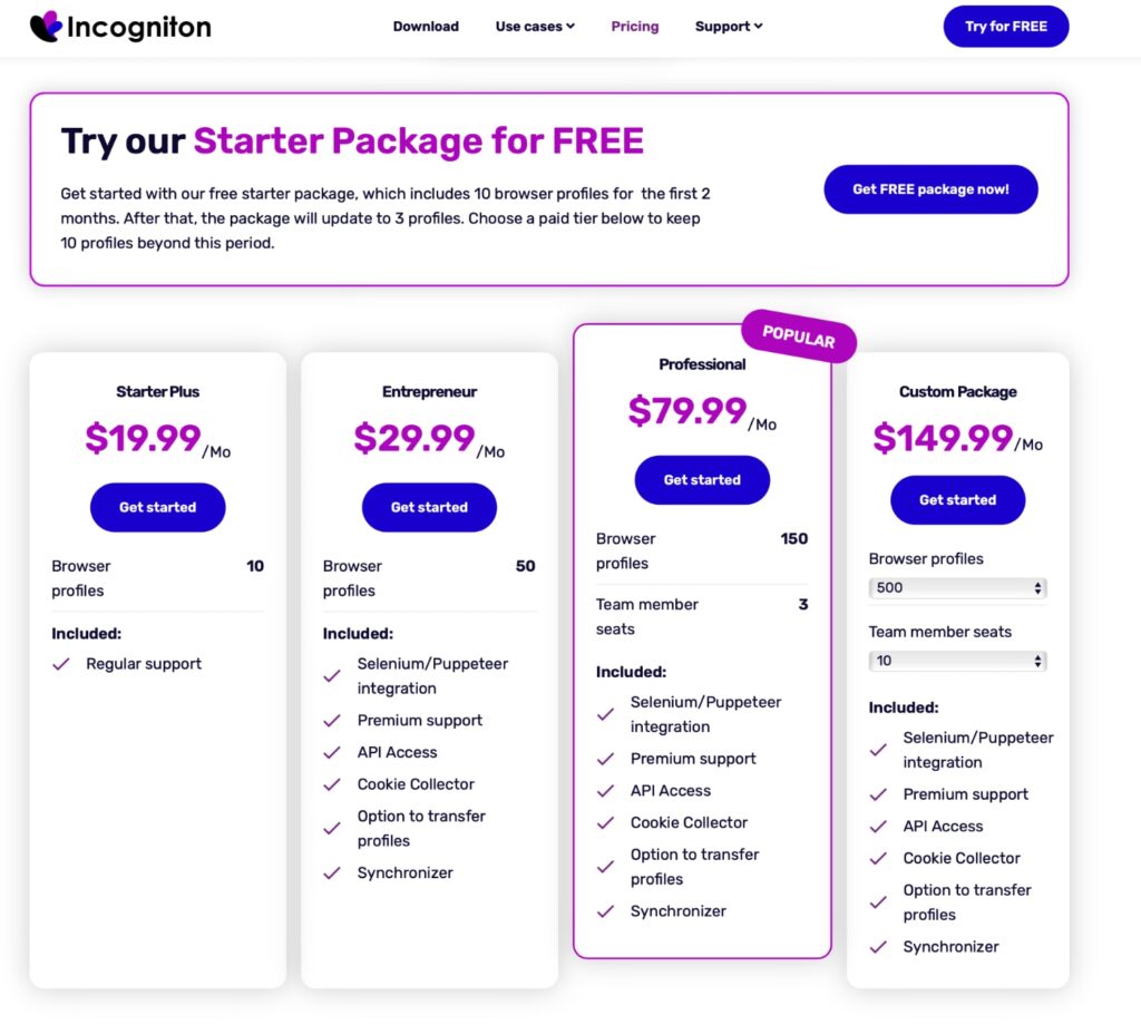 Incogniton Antidetect Browser: opinión y prueba de su plan gratuito