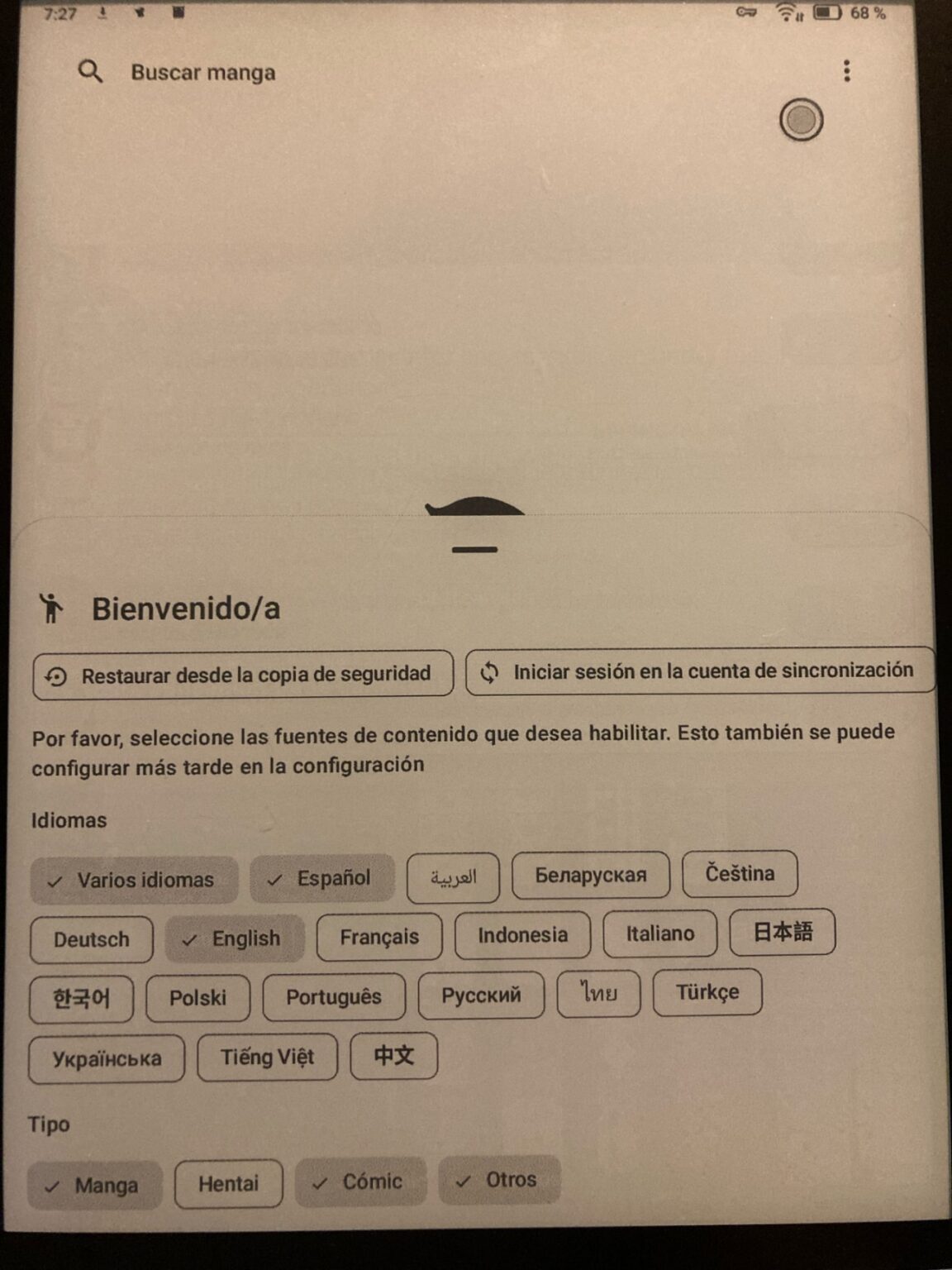 Como leer manga con Kotatsu en Android