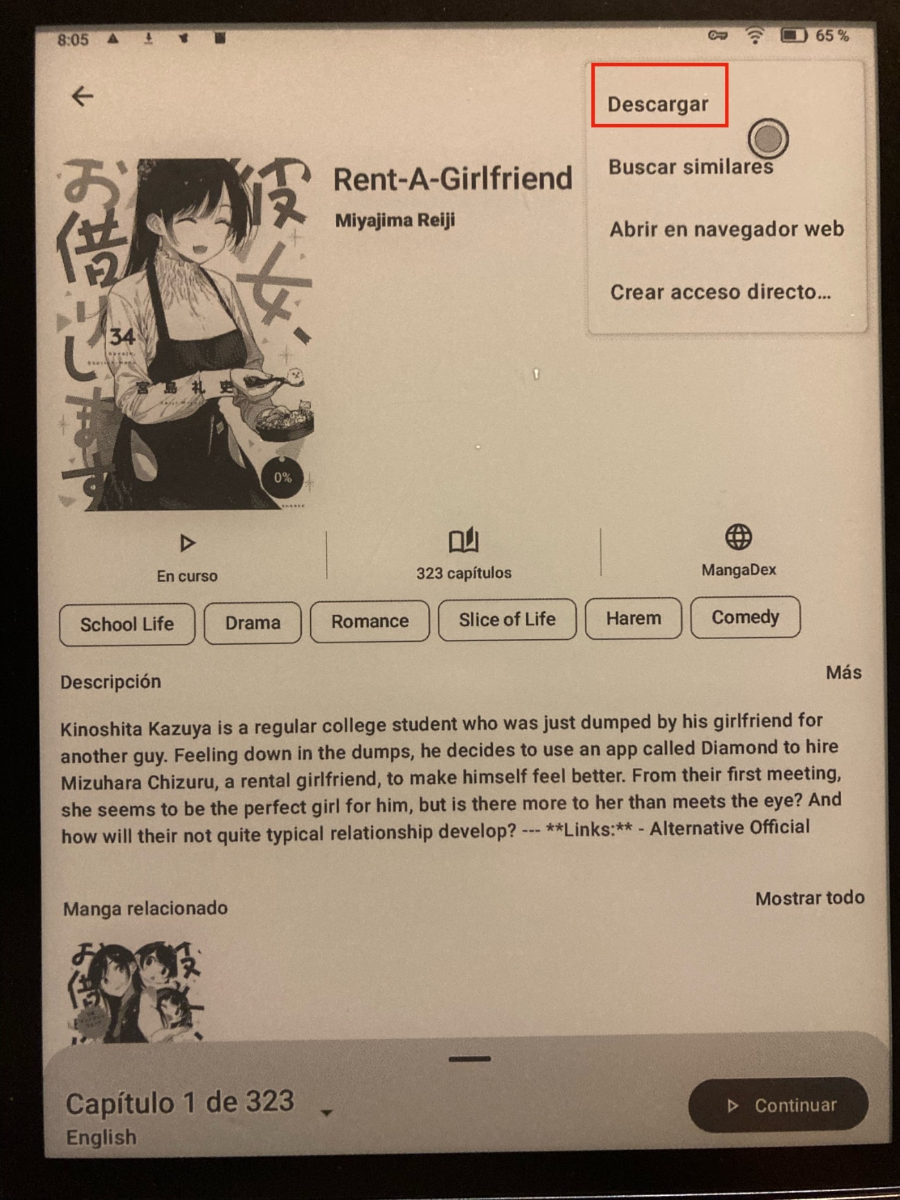 Como leer manga con Kotatsu en Android