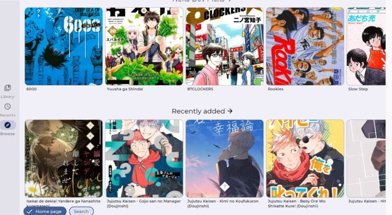 Neko, la app Android para leer manga de MangaDex