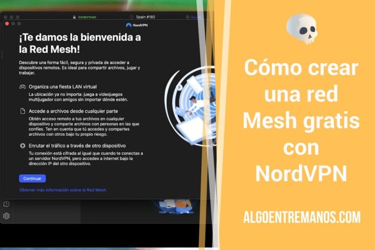 Cómo crear una red Mesh gratis con NordVPN