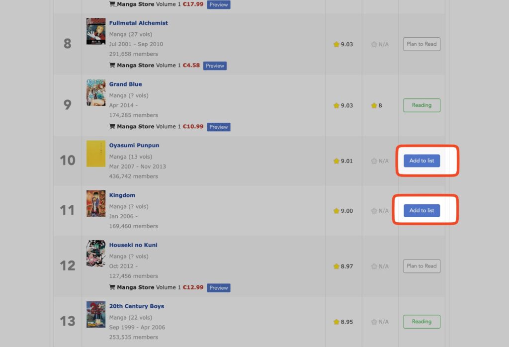 Cómo usar MyAnimeList para seguir manga y anime