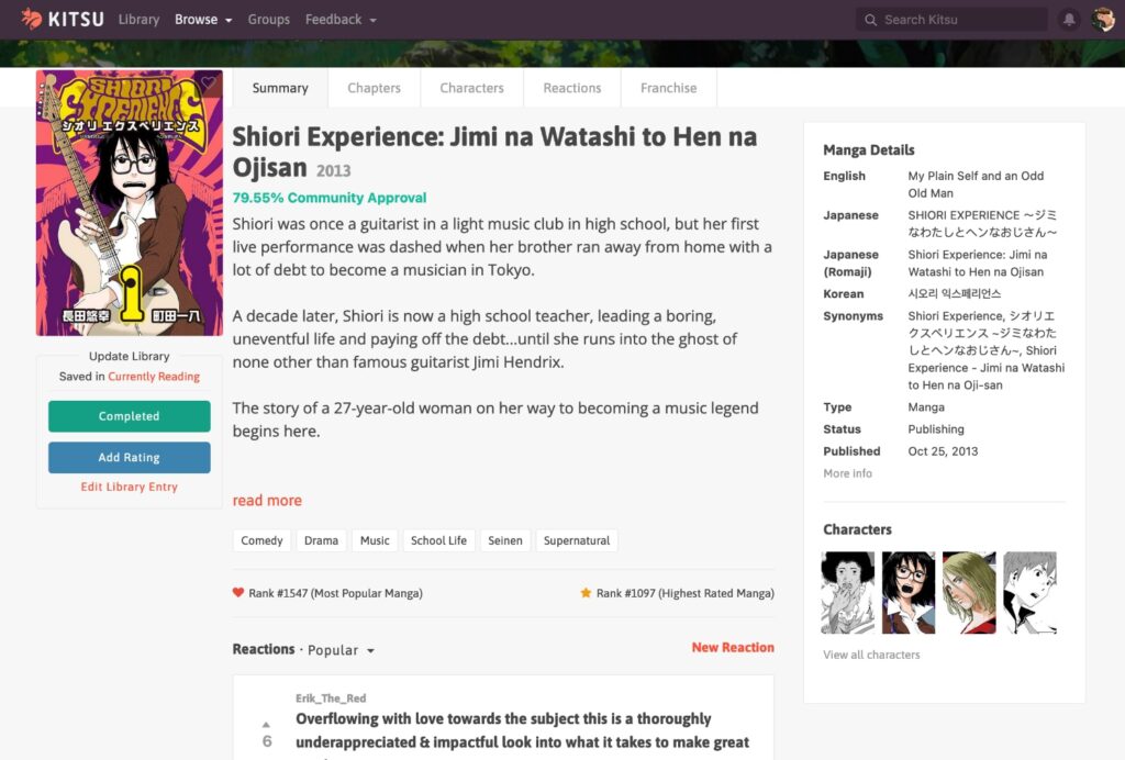 Cómo usar Kitsu para seguir manga y anime