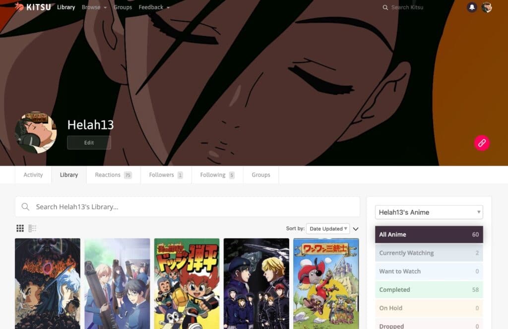 Cómo usar Kitsu para seguir manga y anime