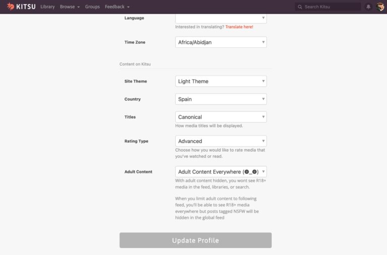Cómo usar Kitsu para seguir manga y anime