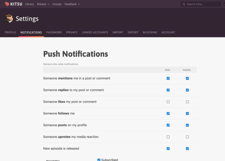 Cómo usar Kitsu para seguir manga y anime