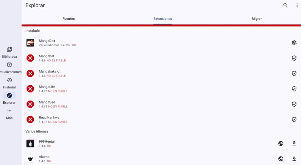 Mihon vs TachiyomiSY: ¿Qué app es mejor para leer manga en Android?