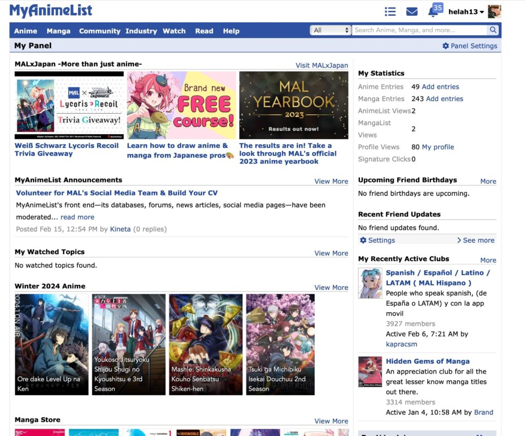 MyAnimeList vs. AniList vs. Kitsu para seguir manga y anime