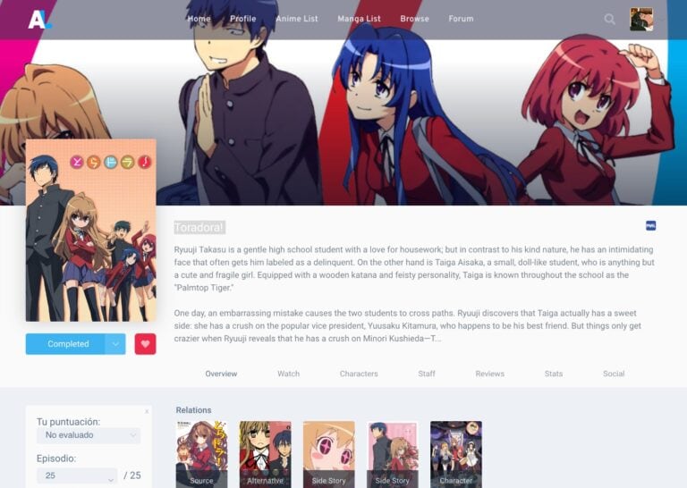 Cómo usar Anilist para seguir mangas y animes