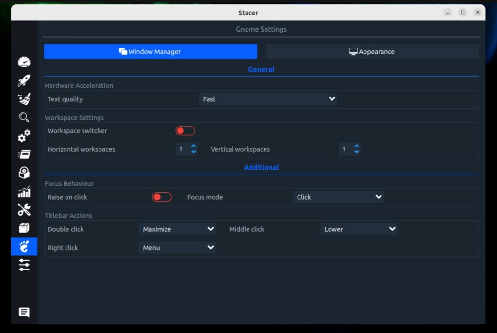 CCleaner para Ubuntu Linux: GNOME Tweaks vs Bleachbit vs Stacer