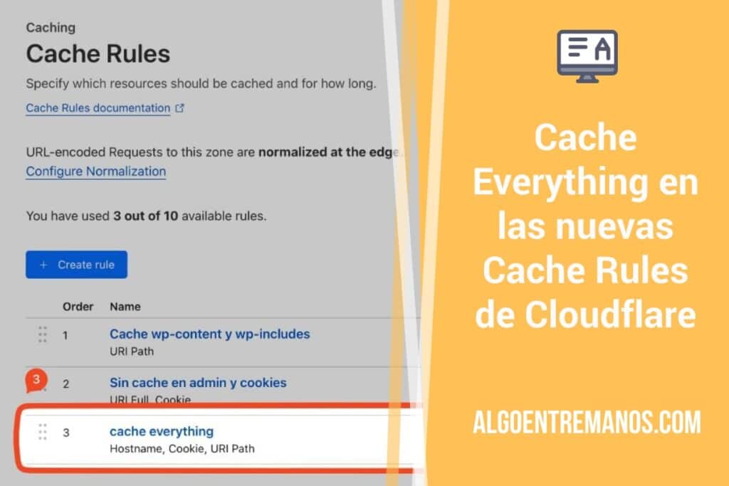 Cache Everything en las nuevas Cache Rules de Cloudflare