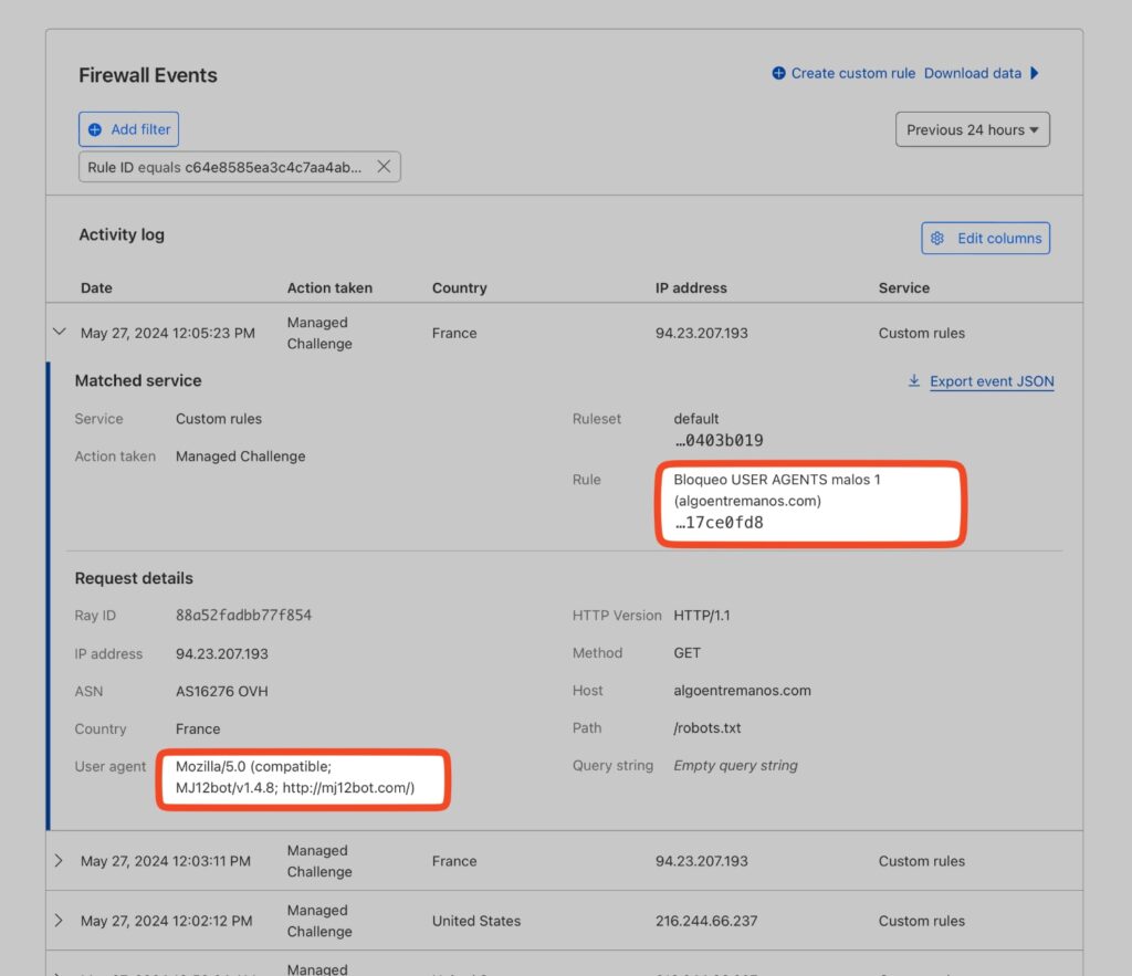 Cómo bloquear Bots Maliciosos utilizando User Agents y Cloudflare