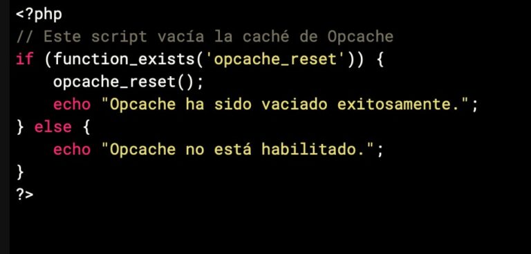 Cómo borrar la caché de PHP Opcache cuando usas WordPress
