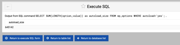 Cómo limpiar wp_options y los datos Autoload en WordPress