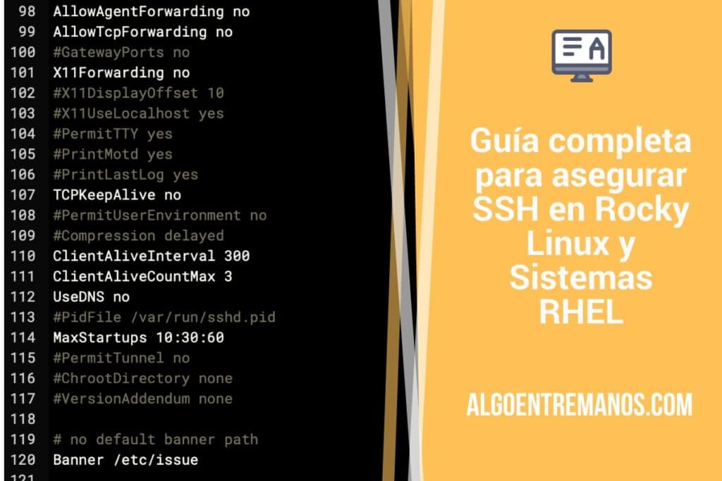 Guía completa para asegurar SSH en Rocky Linux y Sistemas RHEL