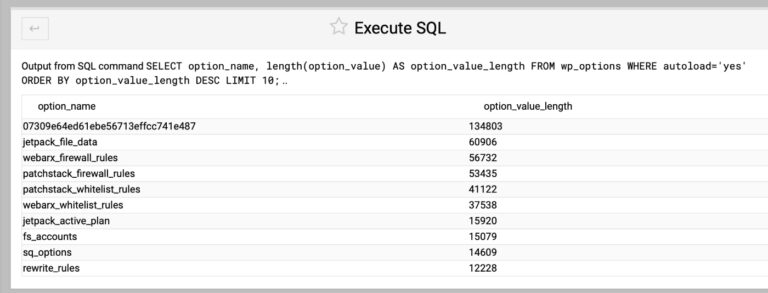 Cómo limpiar wp_options y los datos Autoload en WordPress