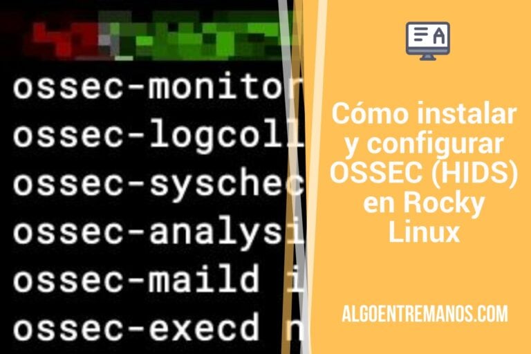 Cómo instalar y configurar OSSEC (HIDS) en Rocky Linux 9