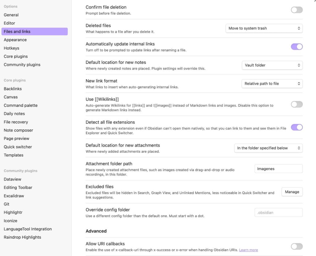 Mi configuración de Obsidian para obtener los mejores resultados de esta