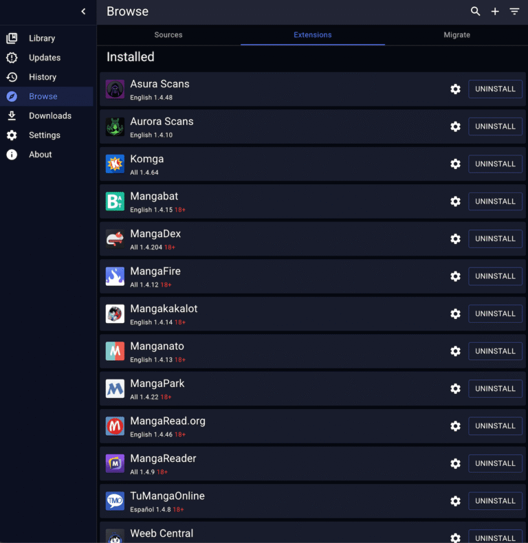 Suwayomi: el servidor de manga compatible con extensiones de Mihon