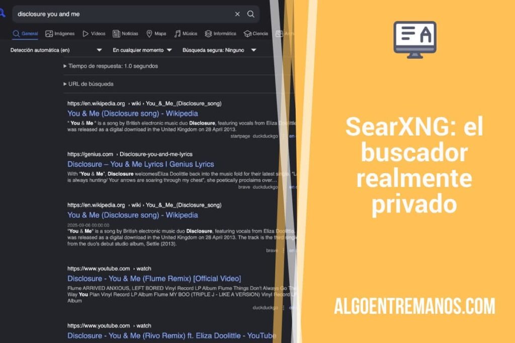 SearXNG: el buscador realmente privado